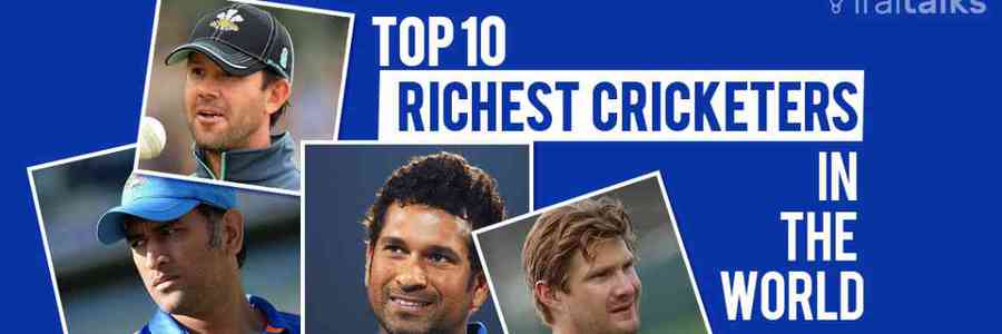 Top 10 Richest Cricket Players | CricketBio